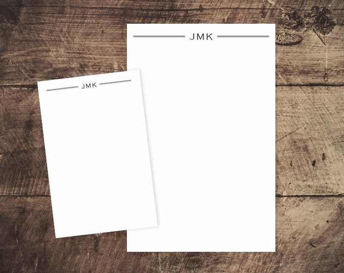 Personalized Notepad for Men, Men's Stationery, Stationary Notepad ...