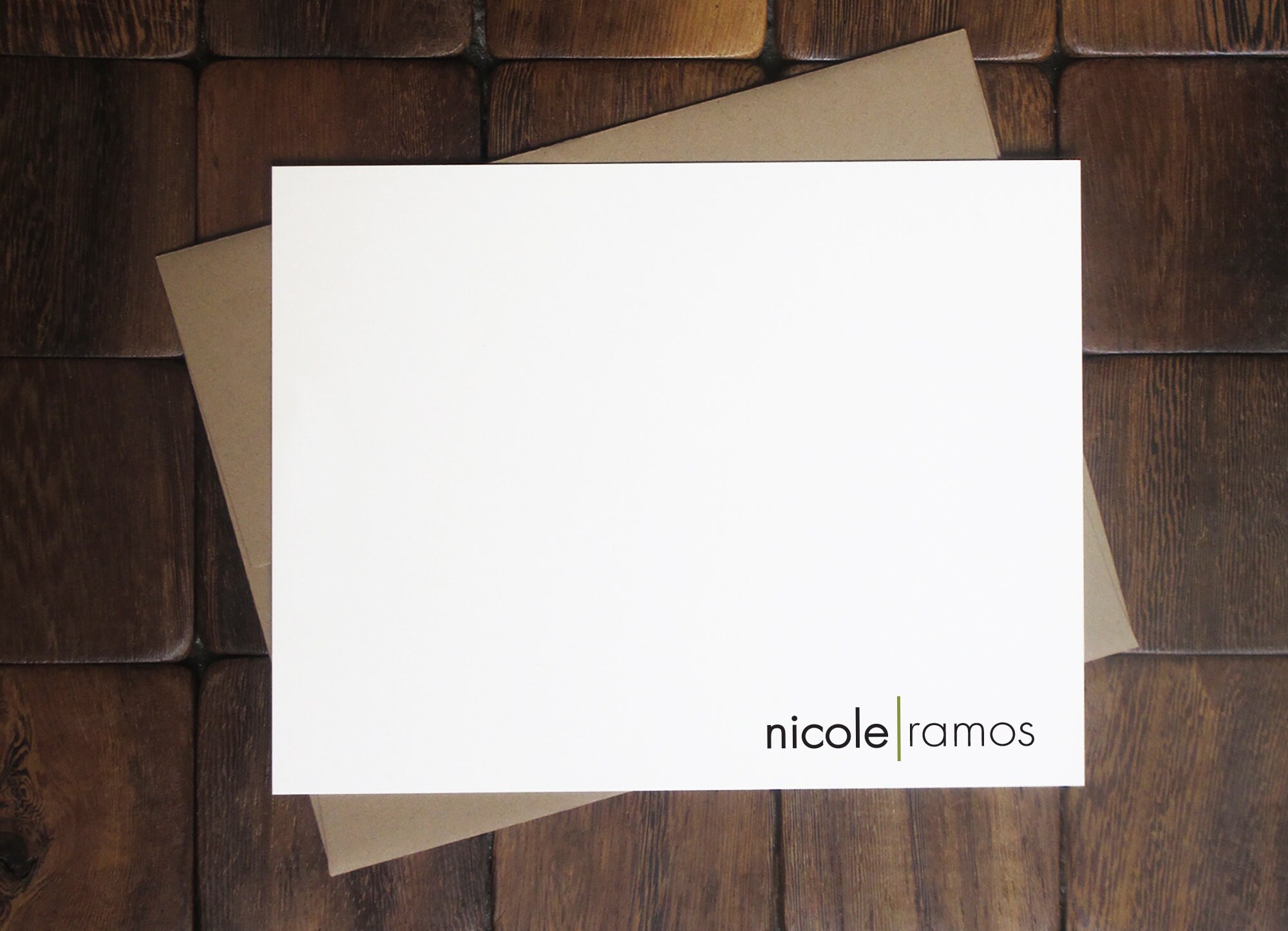 Flat Notecards Custom Stationery Custom Notecards | Etsy