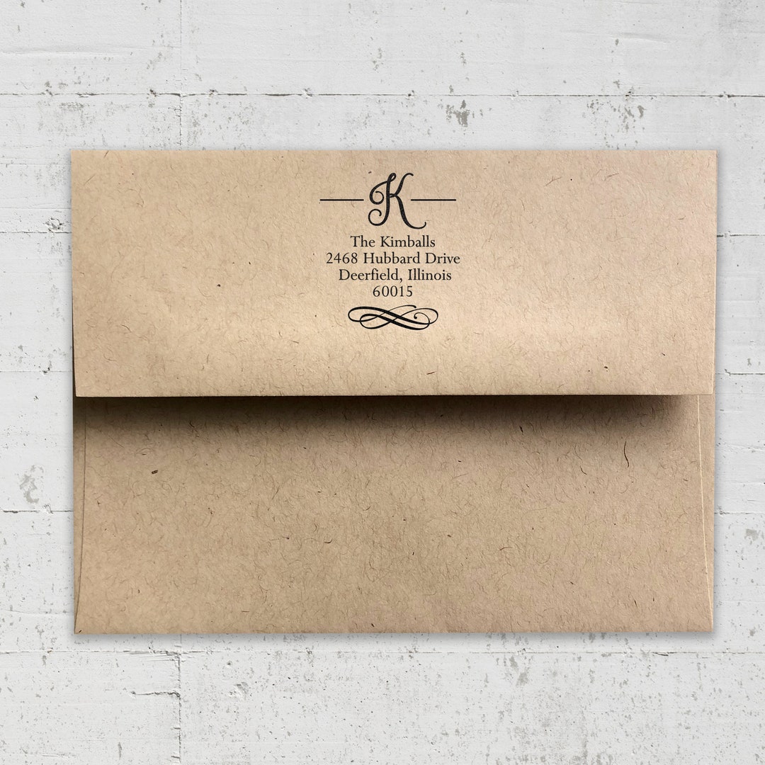 Return Address Stamp, Script Initial Return Address Stamp, Self-inking ...