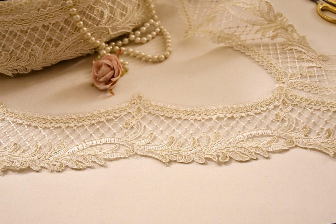 Beautiful Lace Border in Neoclassical Style - Etsy