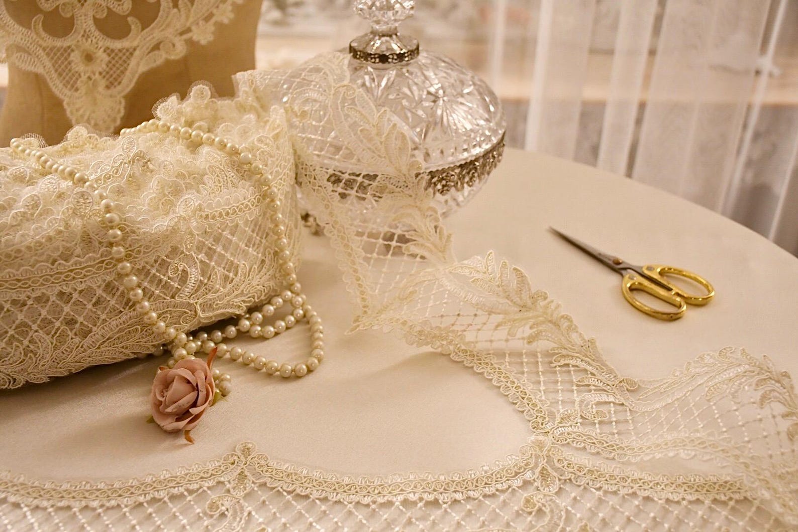 Beautiful Lace Border in Neoclassical Style - Etsy