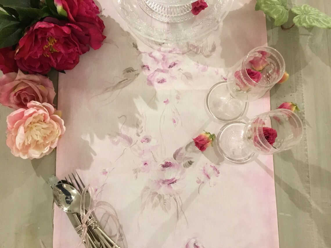 Hand-painted Rose Runners - Etsy