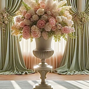 Sage Green Italian Georgette Curtain Italian Luxury - Etsy UK