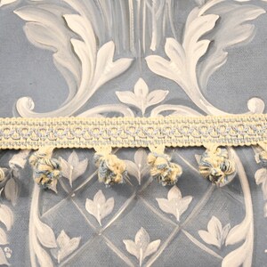 Pair of Intense Powder Blue Velvet Curtains With Precious - Etsy