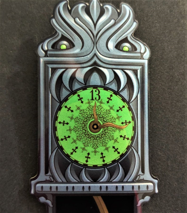 NEW!!! the Haunted Mansion "13 HOUR Clock" Reflective Window Sticker - Etsy