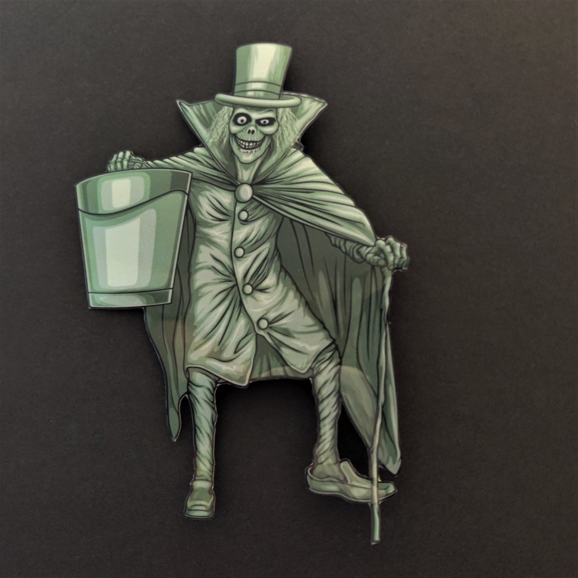 NEW the Haunted Mansion hatbox Ghost Head On | Etsy