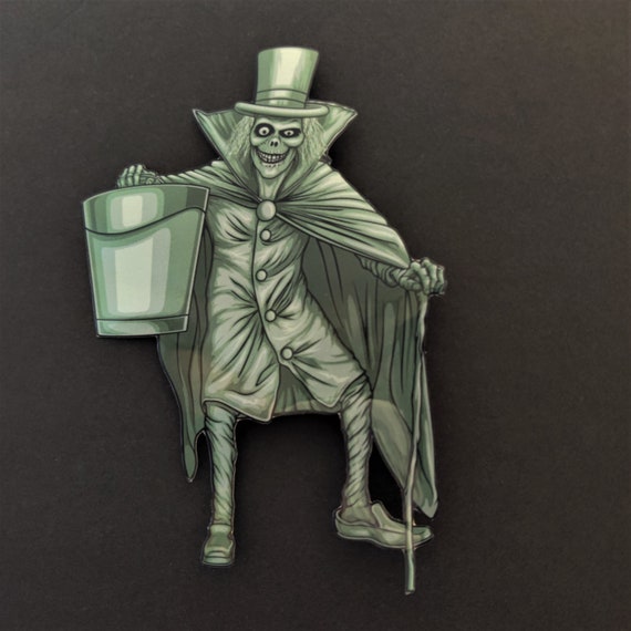 NEW the Haunted Mansion hatbox Ghost Head On | Etsy