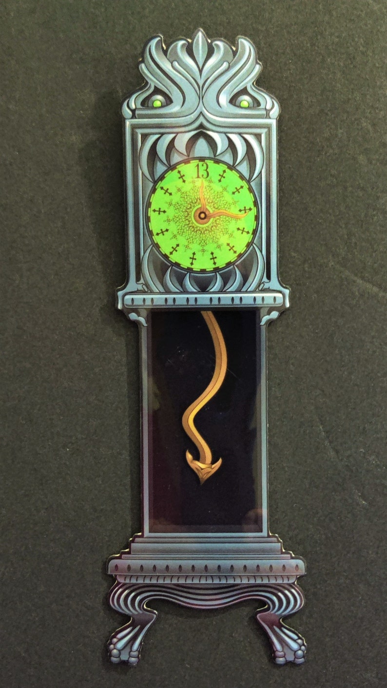 NEW!!! the Haunted Mansion "13 HOUR Clock" Reflective Window Sticker - Etsy