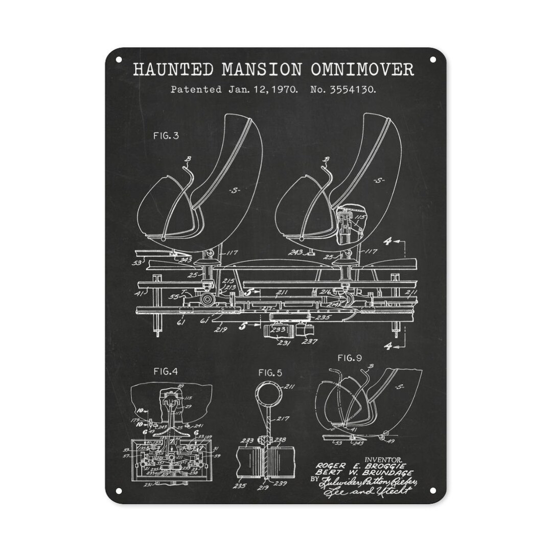 THE DOOM BUGGY... Architectural Design Tin Sign - Etsy