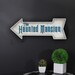 The Haunted Mansion - Tin Sign, Arrow - Etsy
