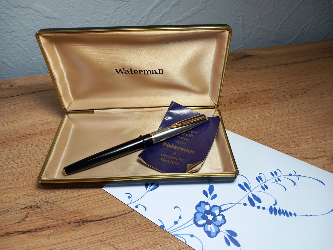 Vintage WATERMAN CF Fountain Pen in Original Box With Original Paper ...