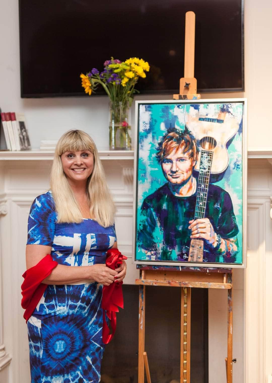 ED Sheeran Original Acrylic Painting on Canvas by Lana Arkhi RMS Framed ...