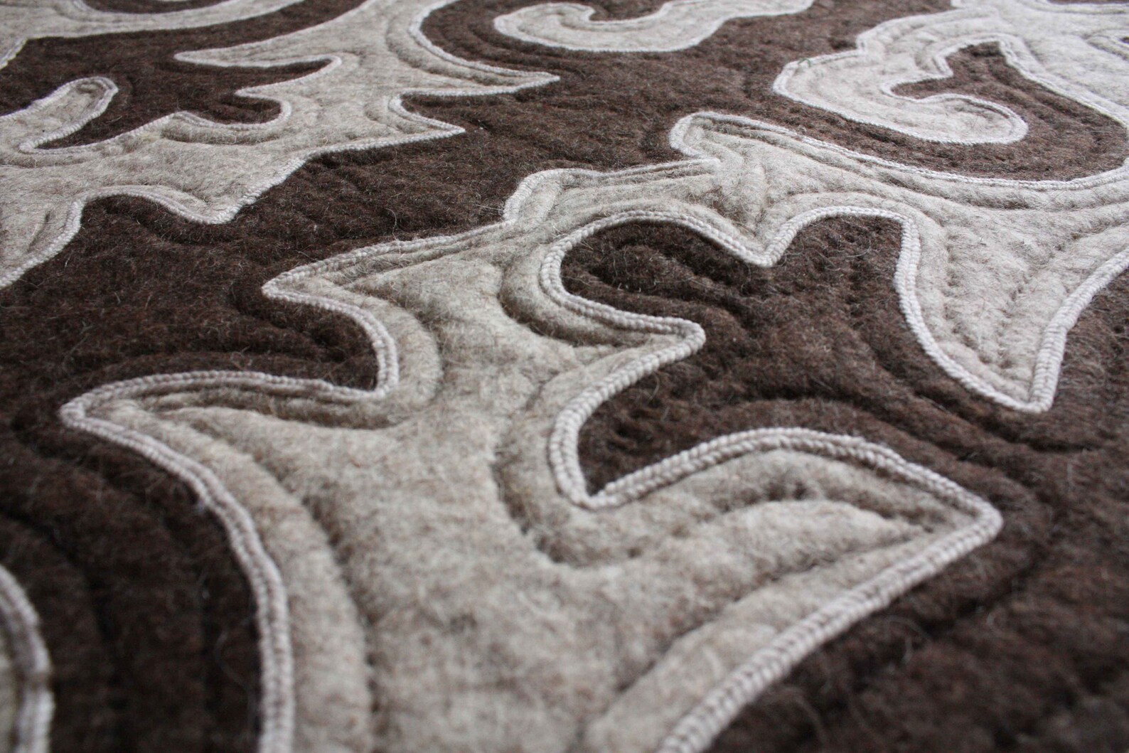 Jergalan Shyrdak Felt Rug / 207 X 139 Cm - Etsy Canada