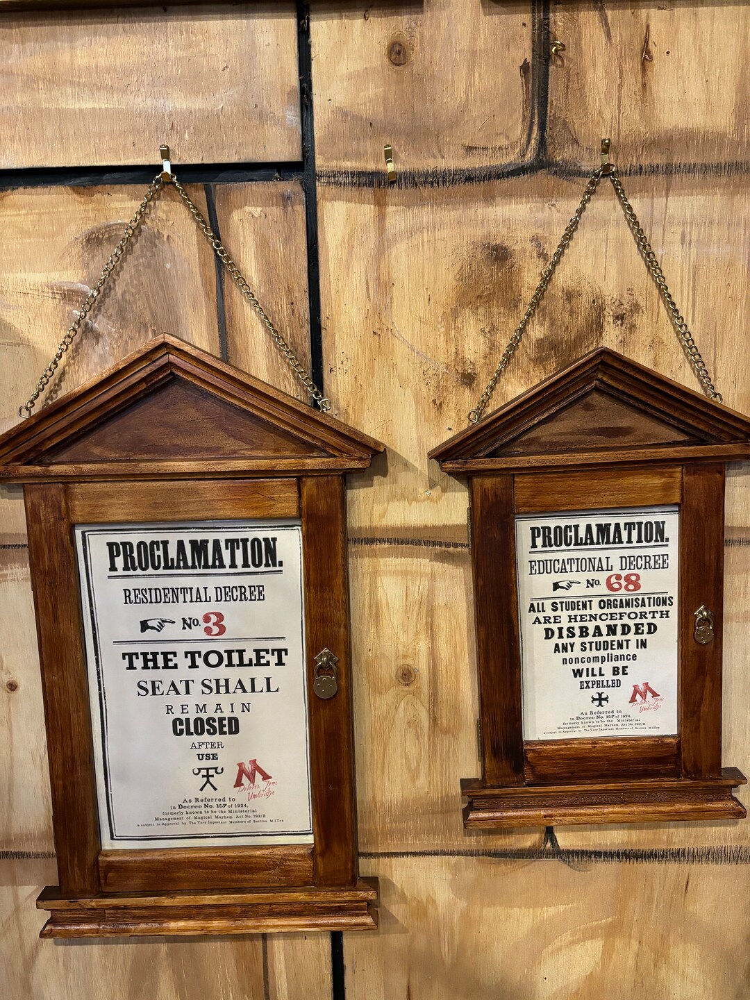 Wooden Educational / Residential Decrees Two Sizes MADE TO ORDER - Etsy