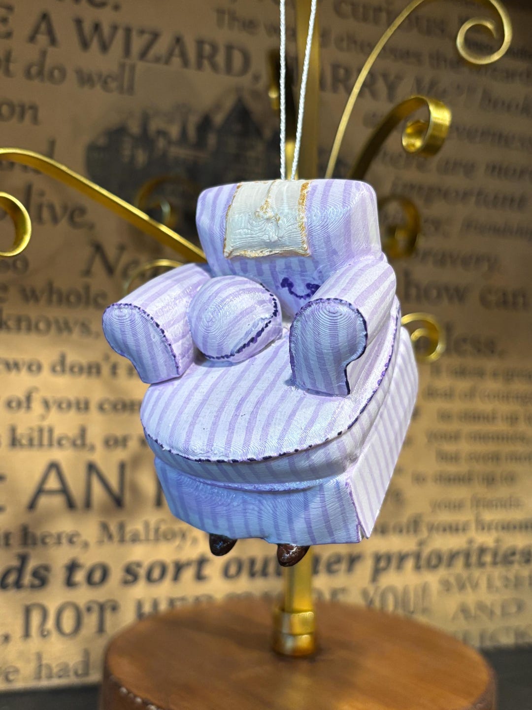 Horace Slughorn as a Couch Ornament - Etsy