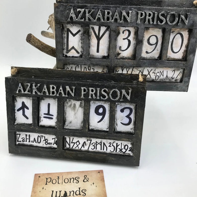 Azkaban Prisoner Signs Two Sizes - Etsy UK