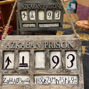 Azkaban Prisoner Signs Two Sizes - Etsy