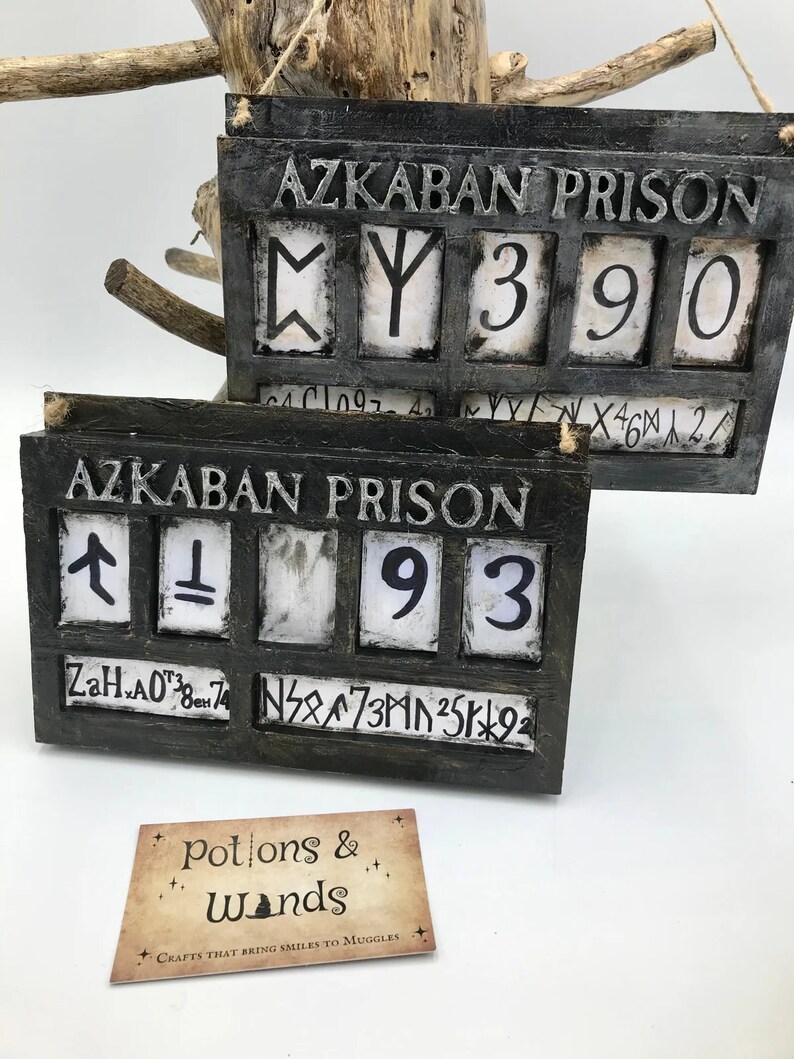 Azkaban Prisoner Signs Two Sizes - Etsy