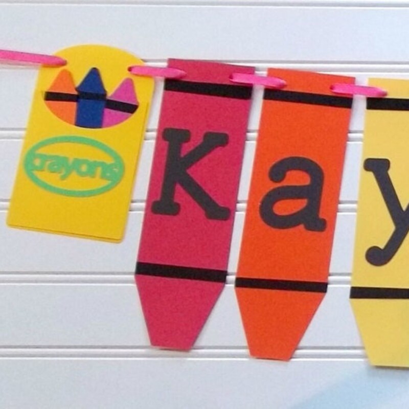 Crayon Wreath - Etsy