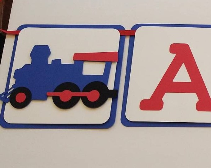 All Aboard Train Banner Train Birthday Party Banner Train - Etsy
