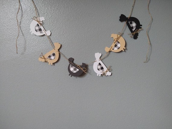 Farm house chicken banner by Singing Honey Bee Designs | Catch My Party