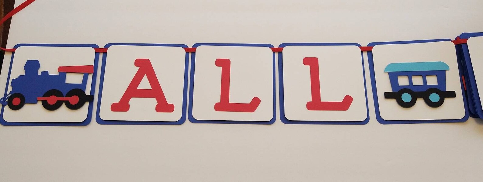 All Aboard Train Banner Train Birthday Party Banner Train - Etsy