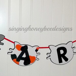 Kitty Banner, Kitty Birthday Party, Cat Banner, Cat Birthday Party ...