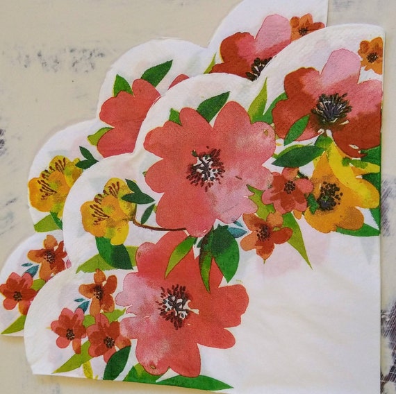 Spring theme napkins for decoupage, crafting, card making by Singing ...