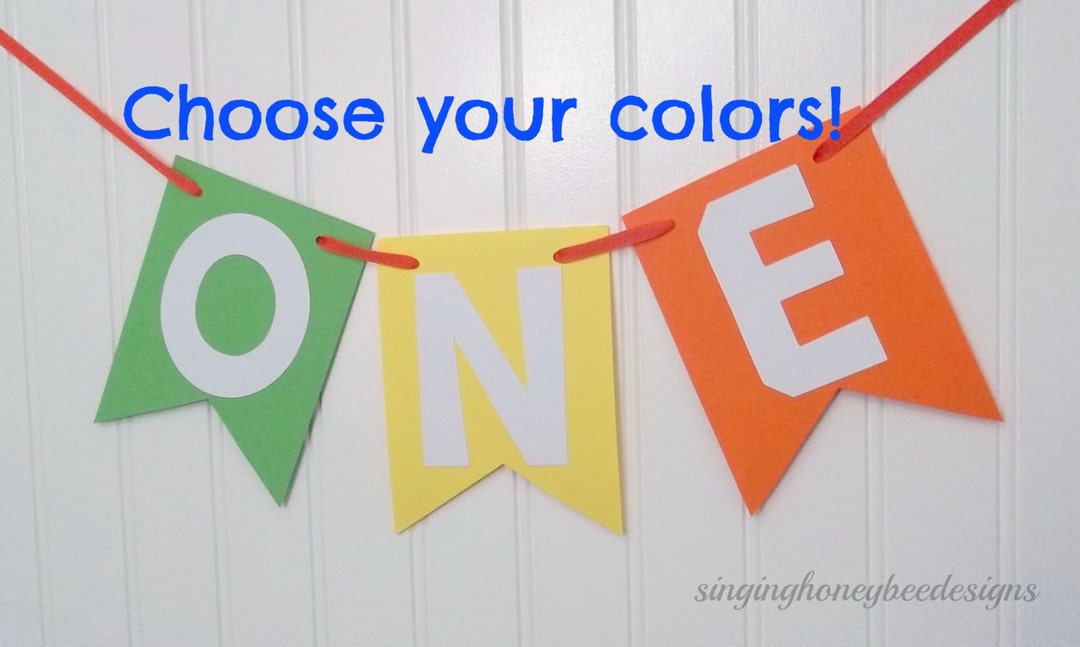 Age Prop Banner, Personalized Banner, Childs Age Banner, High Chair ...