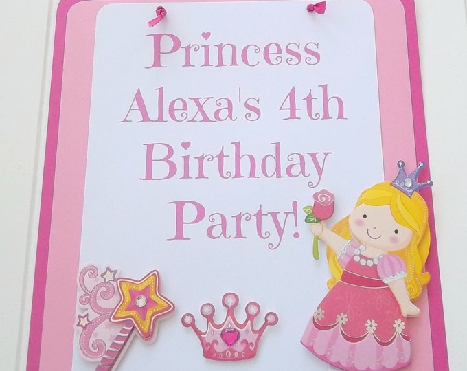 Princess Door Sign, Princess Birthday Party, Princess Baby Shower ...