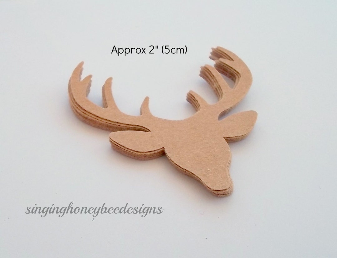 Deer Buck Diecut, Deer Buck Cutout, Buck Paper Craft, DIY Hunting Camo ...