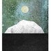 Cold Moon Iceberg Painting Mountain Art Print Nature - Etsy