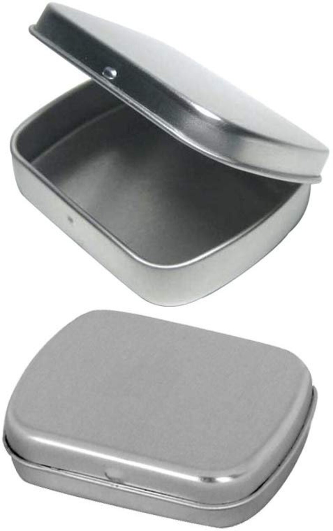 Rectangular Hinged Tin Box Container. Use for First Aid Kit - Etsy