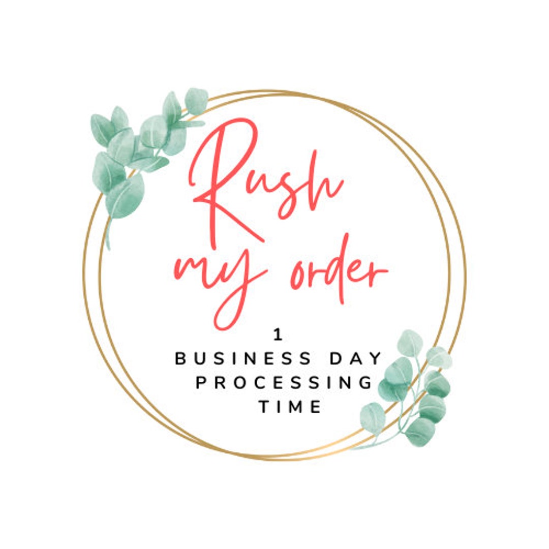 RUSH MY ORDER - Add on - Ships Next Business Day (please See Item ...