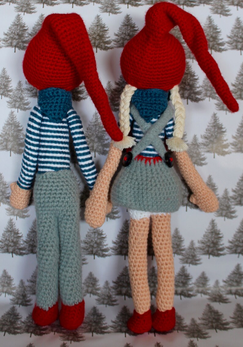 Crochet Elf Pattern Christmas crochet pattern amigurumi elf | Etsy