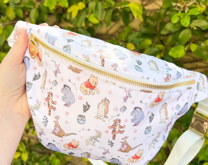 Bear + Friends Large Fanny Pack // Theme Park Bear Belt Bag - Etsy