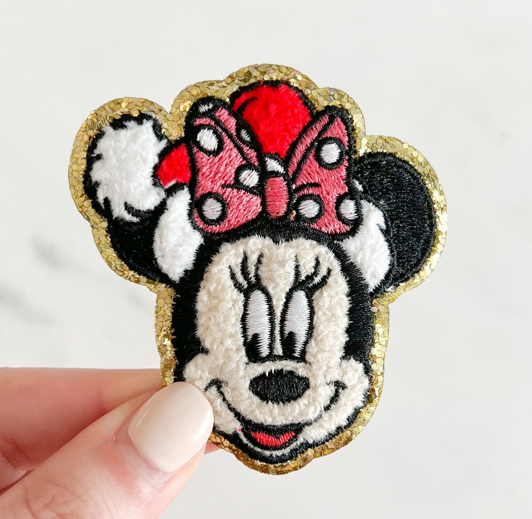 Minnie Mouse Christmas Patch // Iron On - Etsy