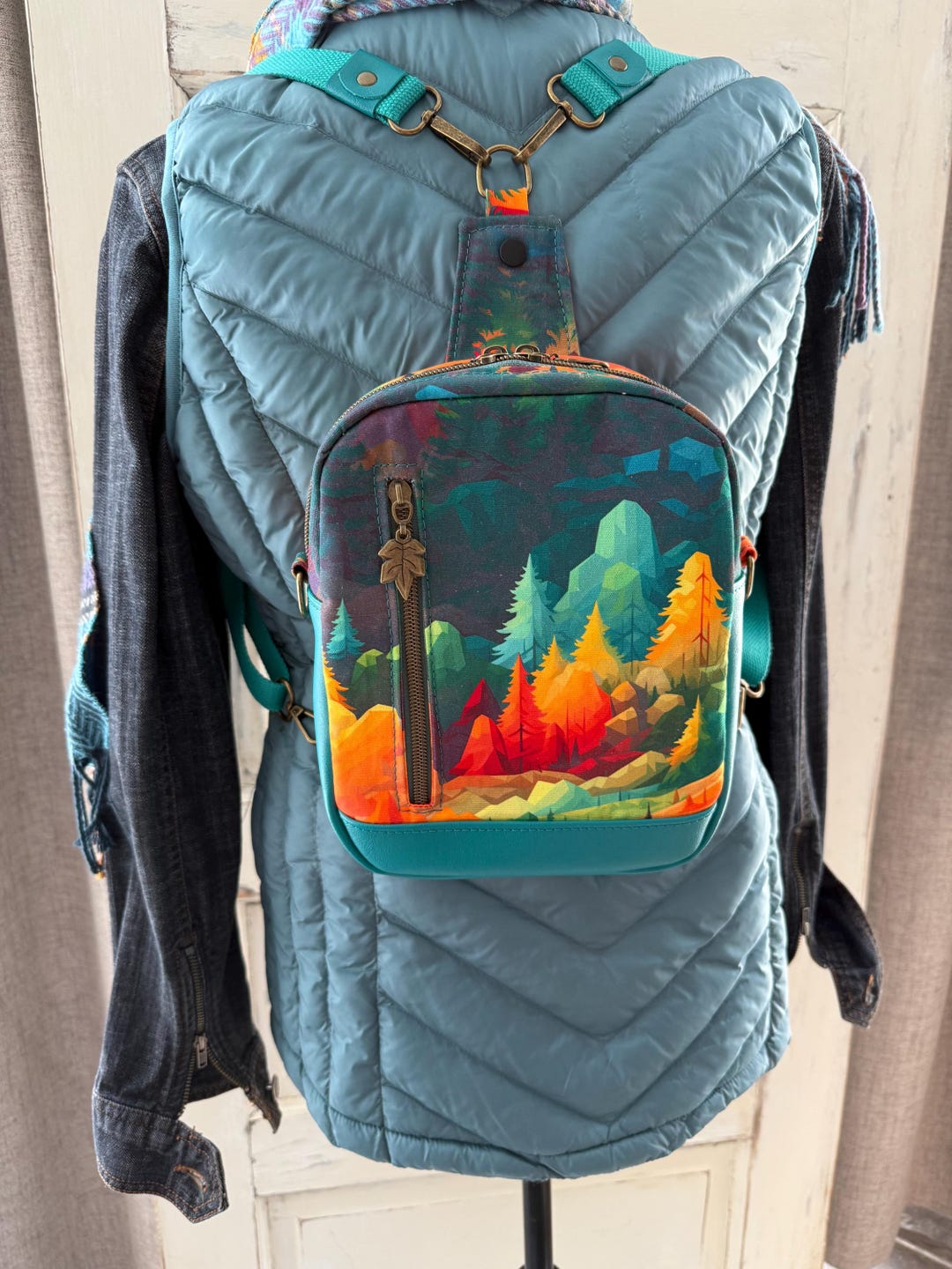 Pebble Sling, Mini Backpack, Preorder, Mountain Fabric, Water Resistant ...