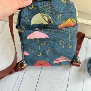Pebble Sling, Mini Backpack, Preorder, Umbrella Fabric - Etsy