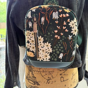 Pebble Sling, Mini Backpack, Art Gallery Fabrics Canvas - Etsy