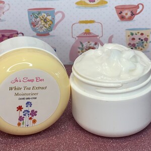 White Tea Extract Face Cream, Hydrates, Gentle Noncodnogenic Soothing ...