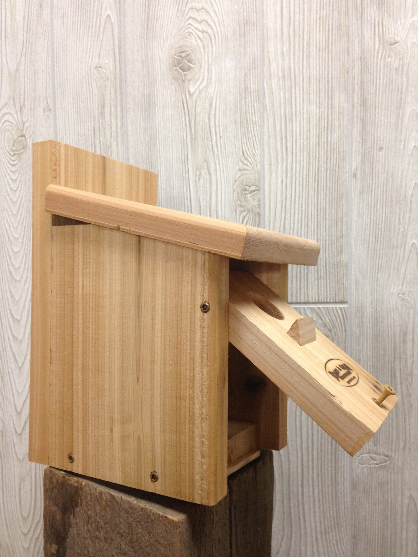 Chickadee & Nuthatch Nest Box Bird House - Etsy
