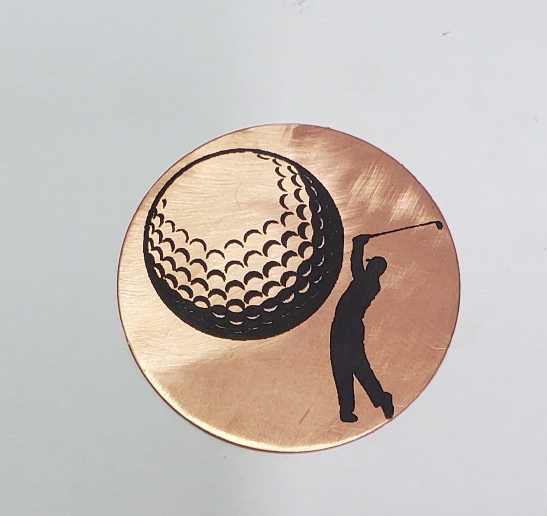 GOLF BALL MARKERS, Your Design or Mine! - Etsy