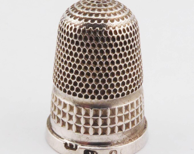 A Hallmarked Antique Sterling Silver Thimble by Charles Horner - Etsy