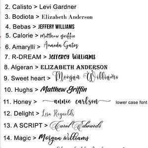 Personalized Notepad | Choose From 15 Different Fonts for Women's & Men ...