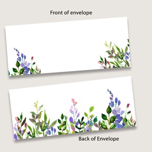 Greenery Notepad Personalized Stationery Set With Large Notepad and ...