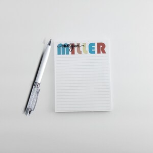 A Personalized Notepad Has Two Cute Fonts, and Custom Writing Paper,r a ...