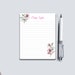 Beautiful Watercolor Lilies Flowers Lined Notepad With 40 or 80 Sheets ...