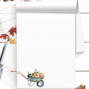 Simple Fall Notepad This Cute Pumpkin Writing Paper Would Make a Great ...