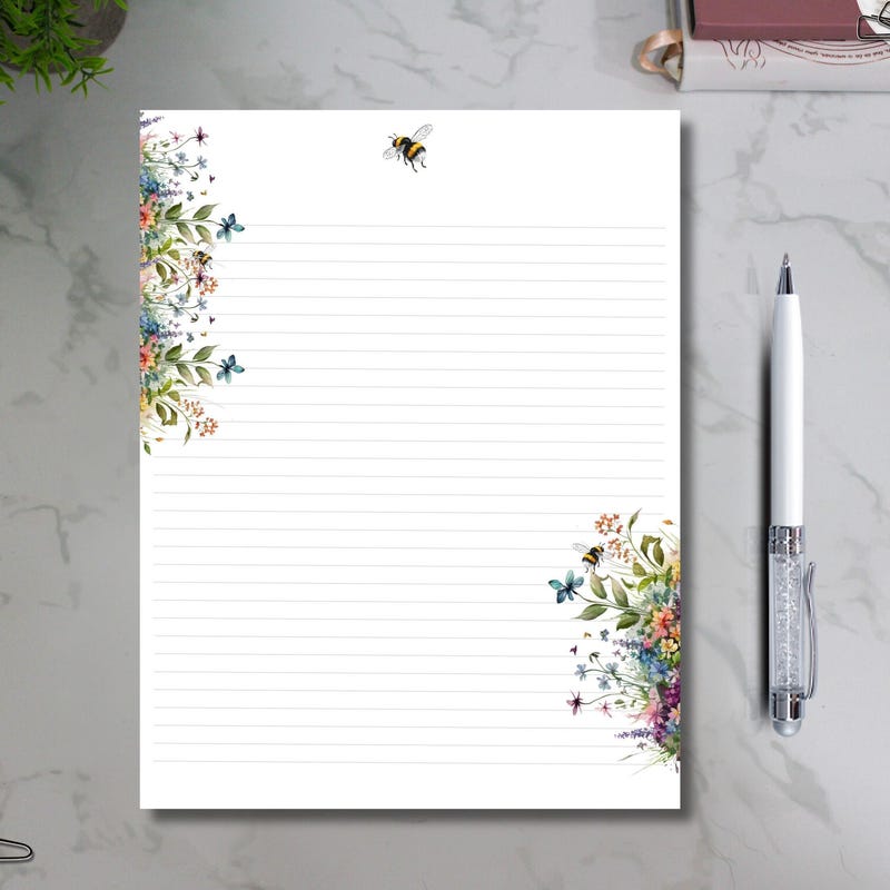 C Stationary Paper - Etsy